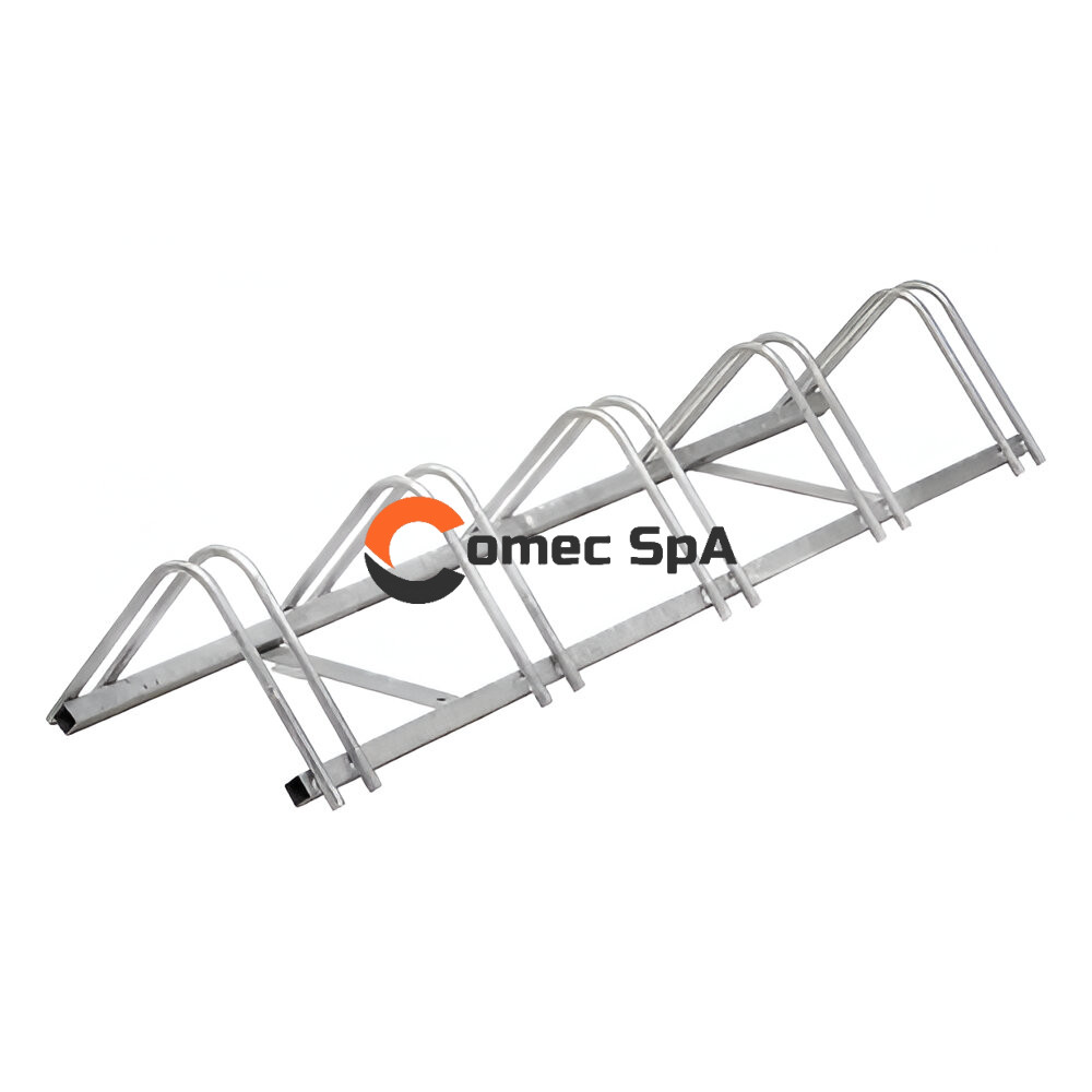 Bicicletero Triangular en Acero - Comec SpA Venta implementos Industriales